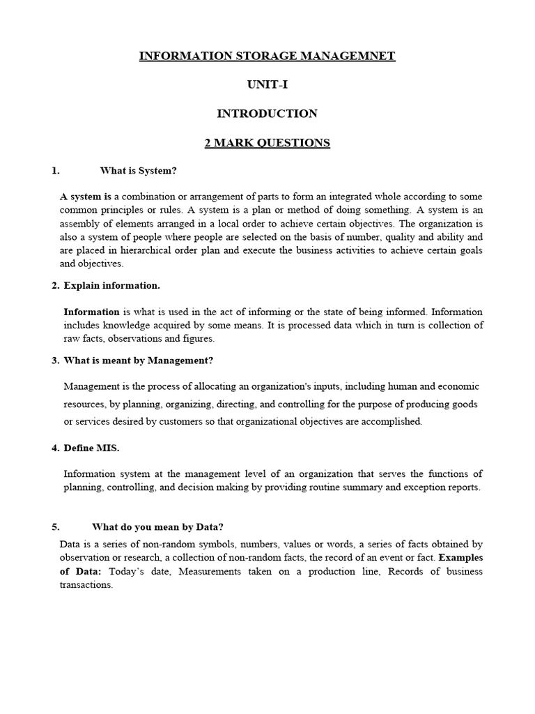 2 Marks For ISM All 5 Units | PDF | Error Detection And Correction | Information Security