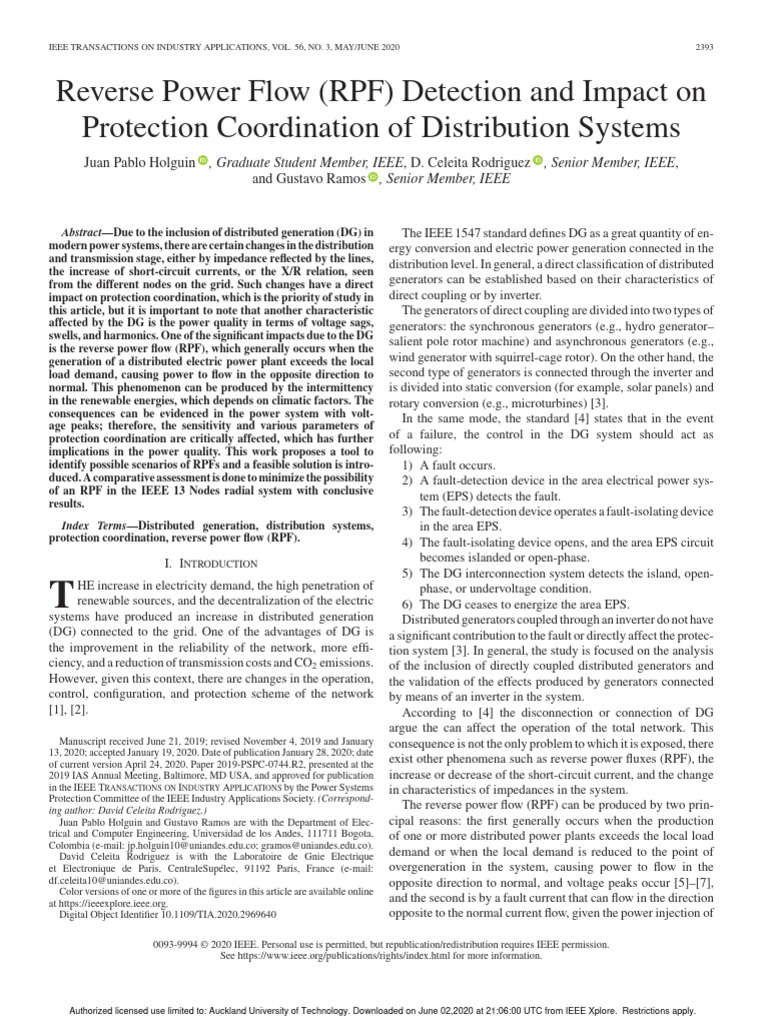 Base Paper IEEE | PDF | Distributed Generation | Transformer