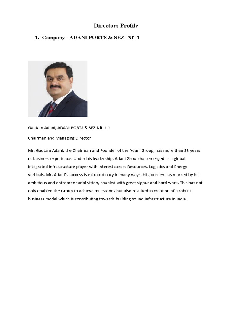 Directors Profile | PDF | Reserve Bank Of India | Banks
