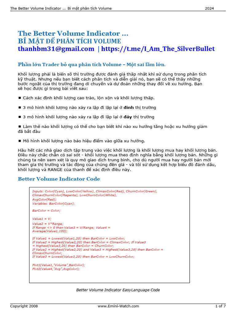 Better - Volume - Indicator - Tieng Viet | PDF