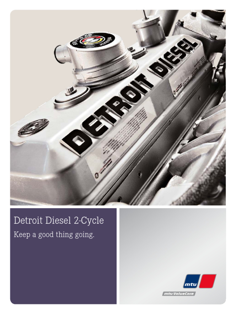 MTU PS Brochure 2-Cycle 1-14 | PDF | Diesel Engine | Motor Oil