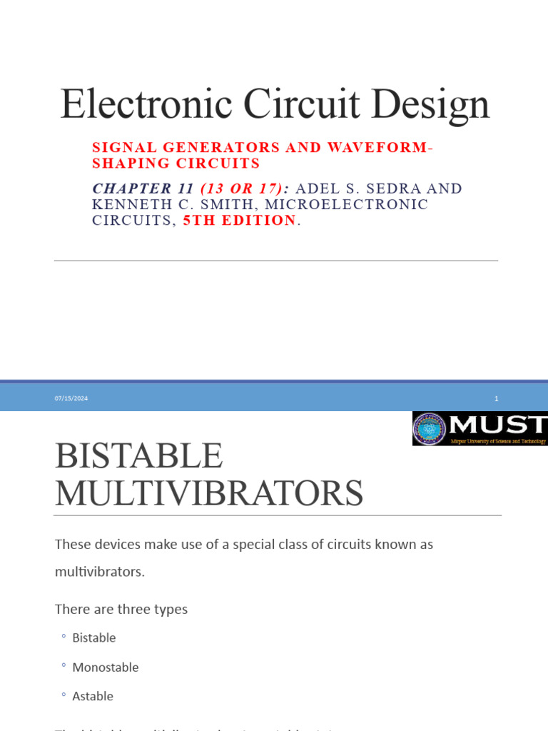 Lec13 - Signal Generator and Waveshapping - 2 | PDF | Operational ...
