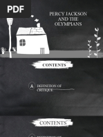 Symbolism in Percy Jackson | PDF | Rick Riordan