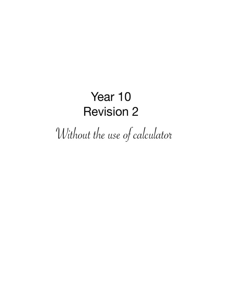 02 Revision Y10 2024 | PDF | Function (Mathematics) | Mathematical Concepts