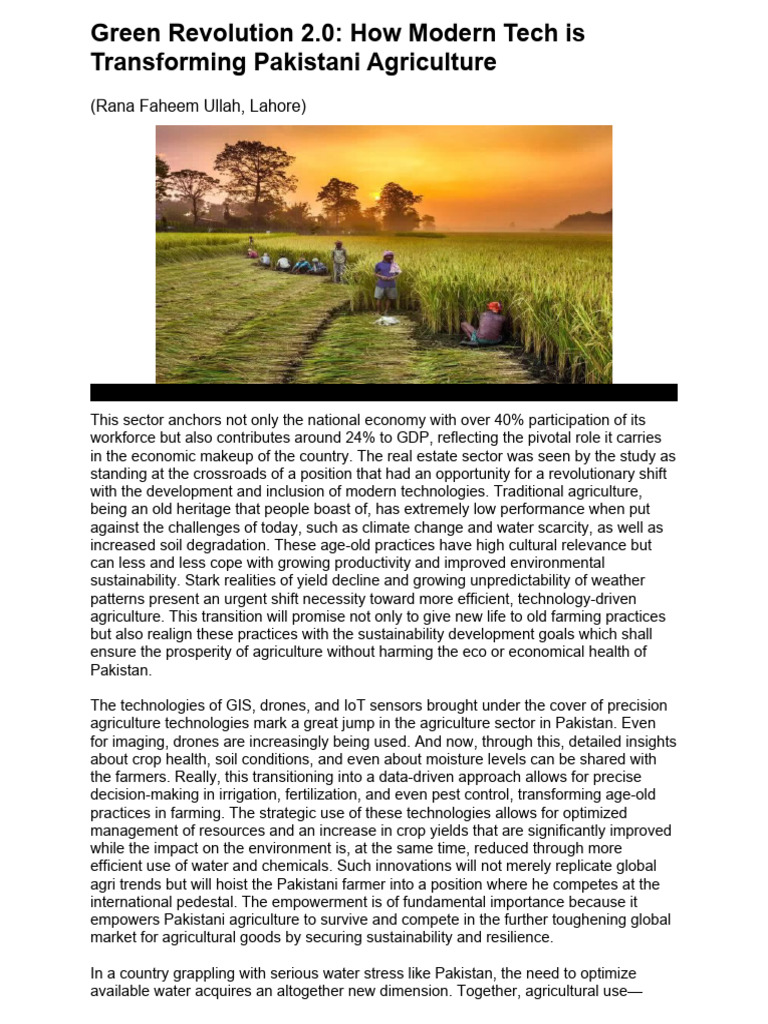Green Revolution 2 | PDF | Agriculture | Sustainability
