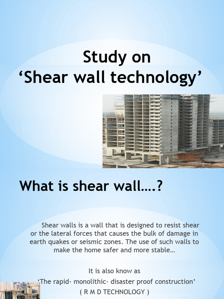 Intensive Project Shear Wall | PDF | Wall | Concrete