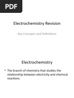 Class 12 Chem - Electrochemistry | PDF | Electrochemistry | Redox