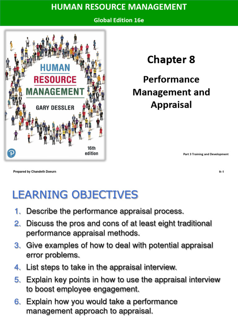 Dessler - HRM16e - PPT - 08 Performance Management and Appraisal | PDF ...