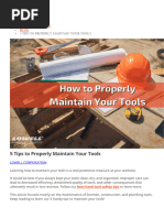 Essential Tools for Industrial Maintenance | PDF