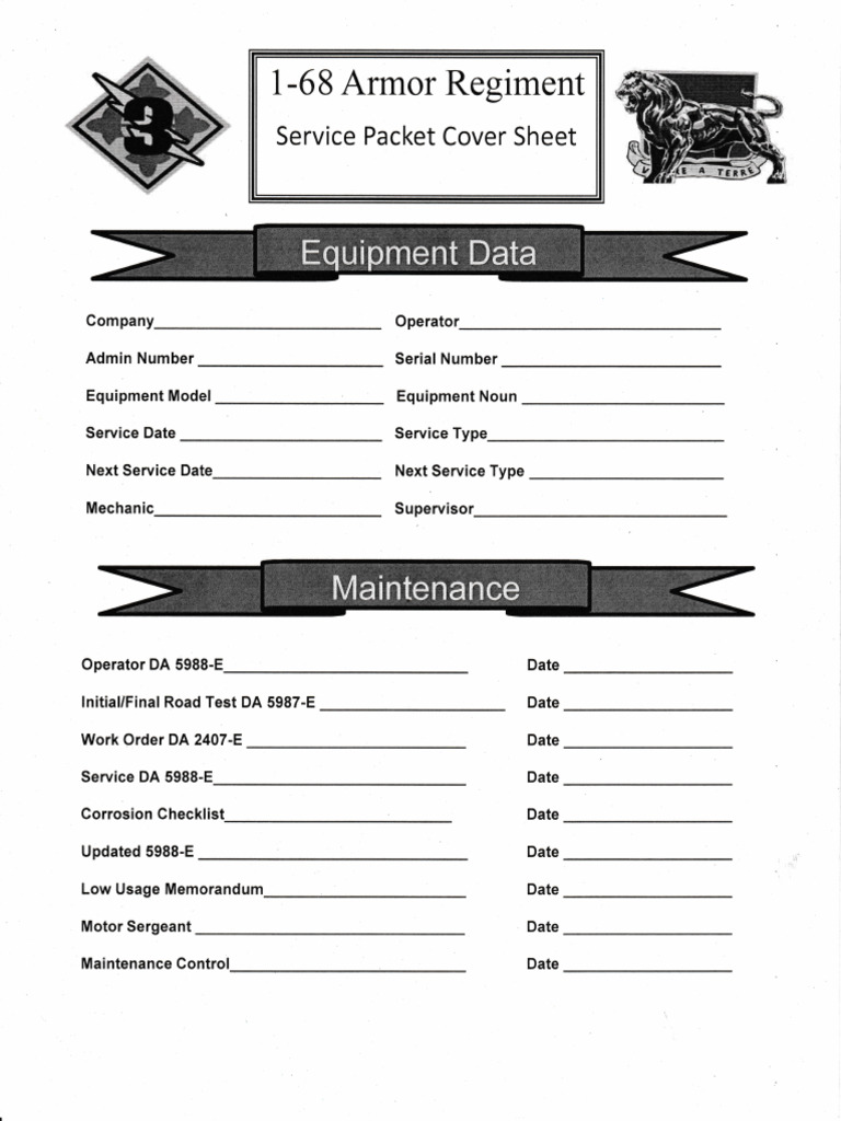 Service Packet | PDF