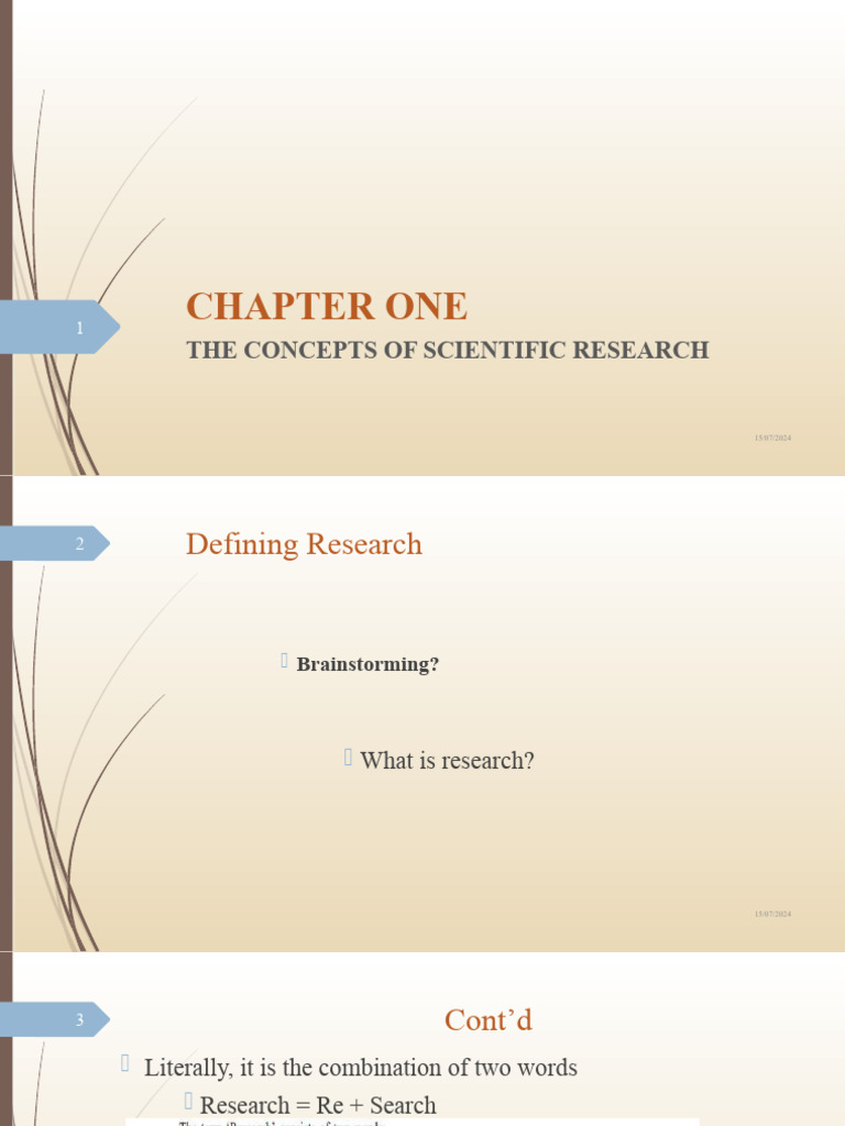 Understanding Scientific Research Concepts | PDF | Hypothesis | Statistics