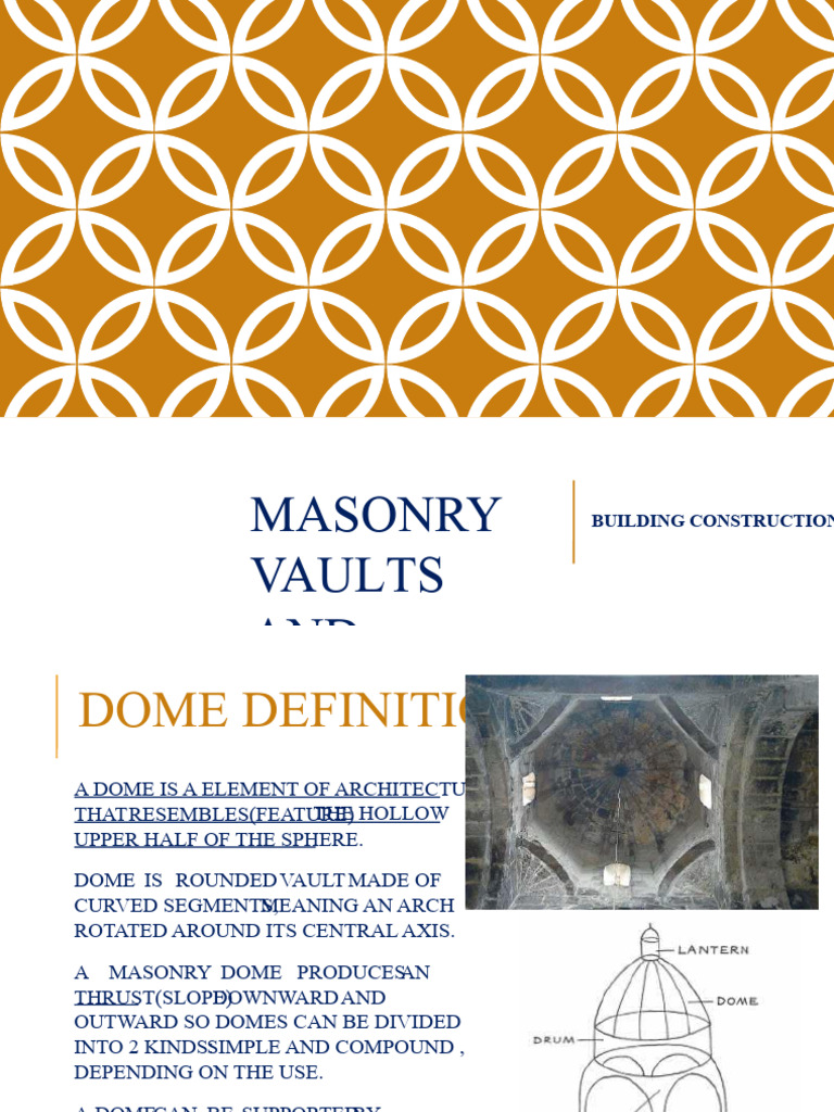 Masonry Vaults and Domes | PDF | Dome | Vault (Architecture)