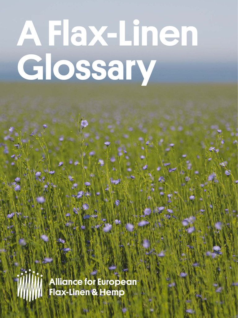 Flax-Linen Glossary - EN | PDF | Flax | Yarn
