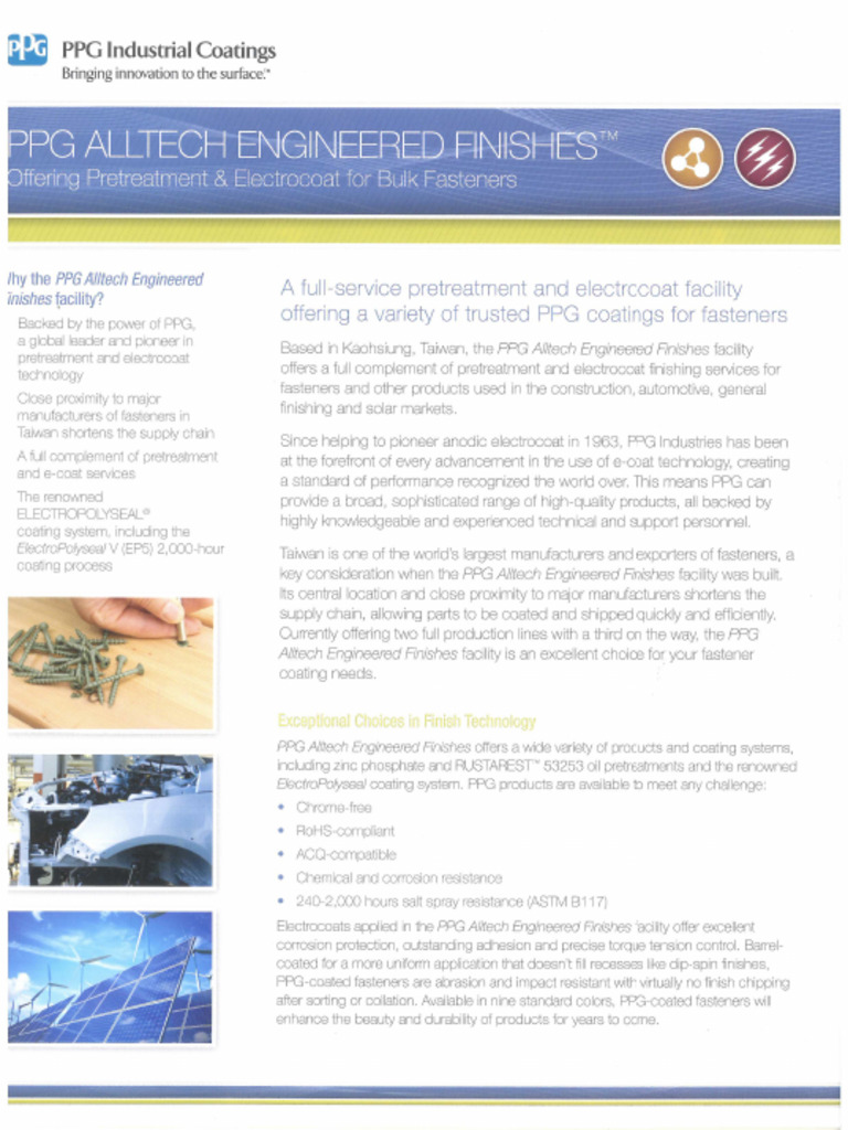 PPG Coating - 簡介 | PDF