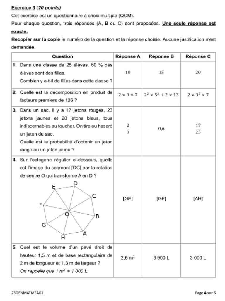 DNB Math 2023 2 | PDF