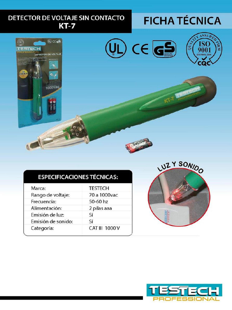 Ficha Tecnica KT 7 | PDF