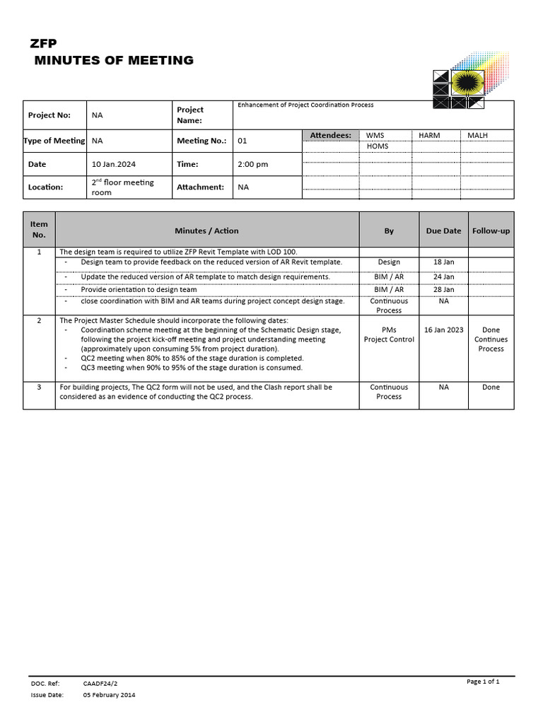 Coordination Process | PDF
