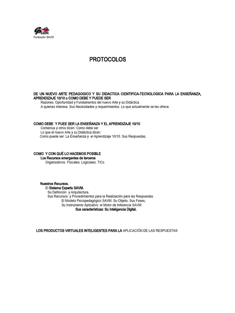 Protocol Os | PDF | Aprendizaje | Multimedia