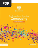 Cambridge Primary Computing Learner's Book 1 | PDF