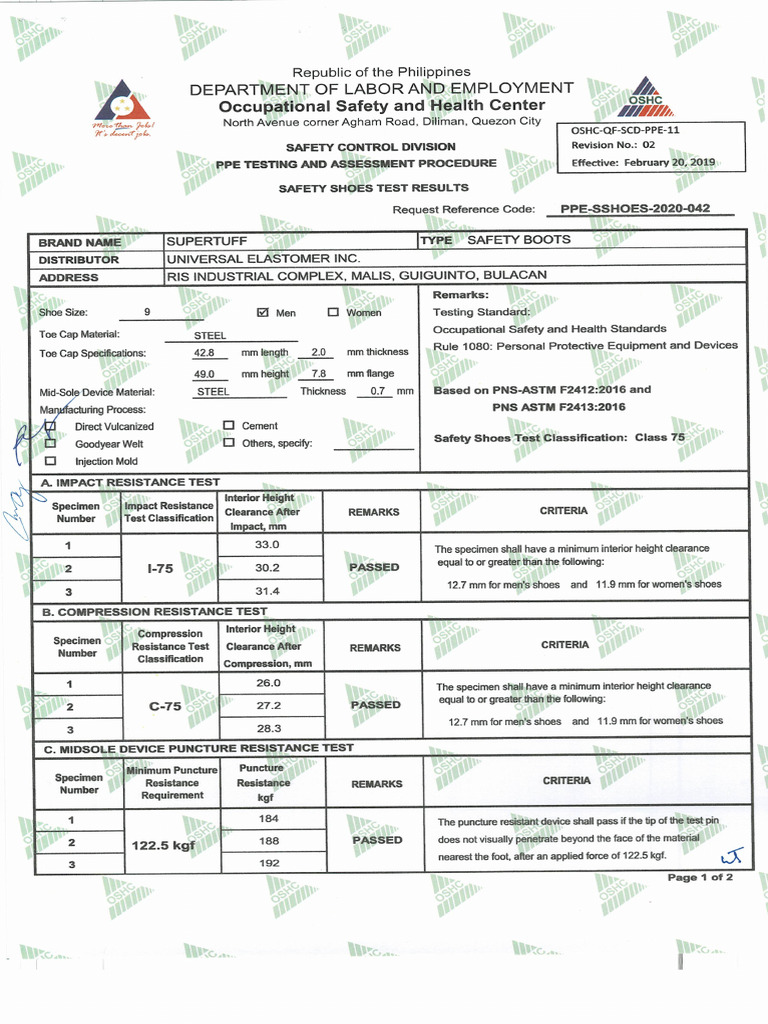 RainBoots ST OSHC | PDF