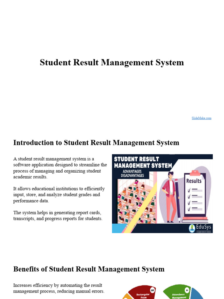 Student Result Management System | PDF | Analytics | System