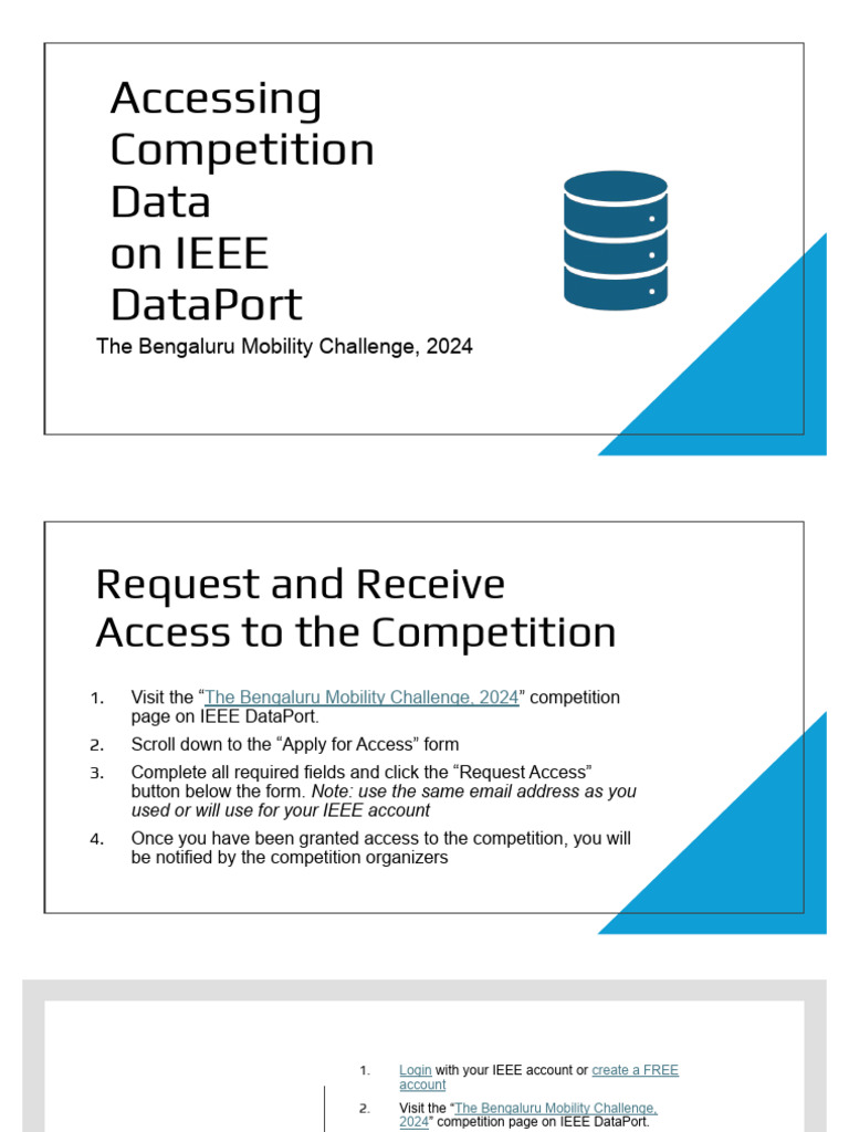 Access Competition Files On IEEE DataPort Through AWS | PDF | Amazon ...