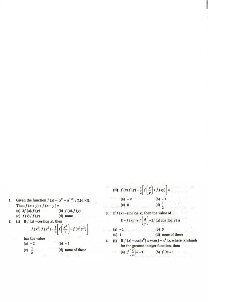 DSE AND ISI TYPE QUESTIONs | PDF