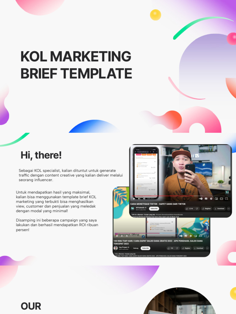 KOL Marketing Brief Template | PDF | Bisnis