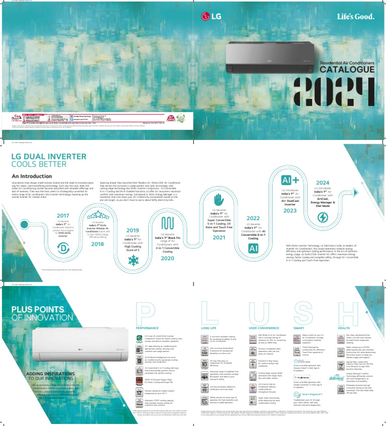 Rac Catalogue 2024 | PDF | Air Conditioning | Power Inverter