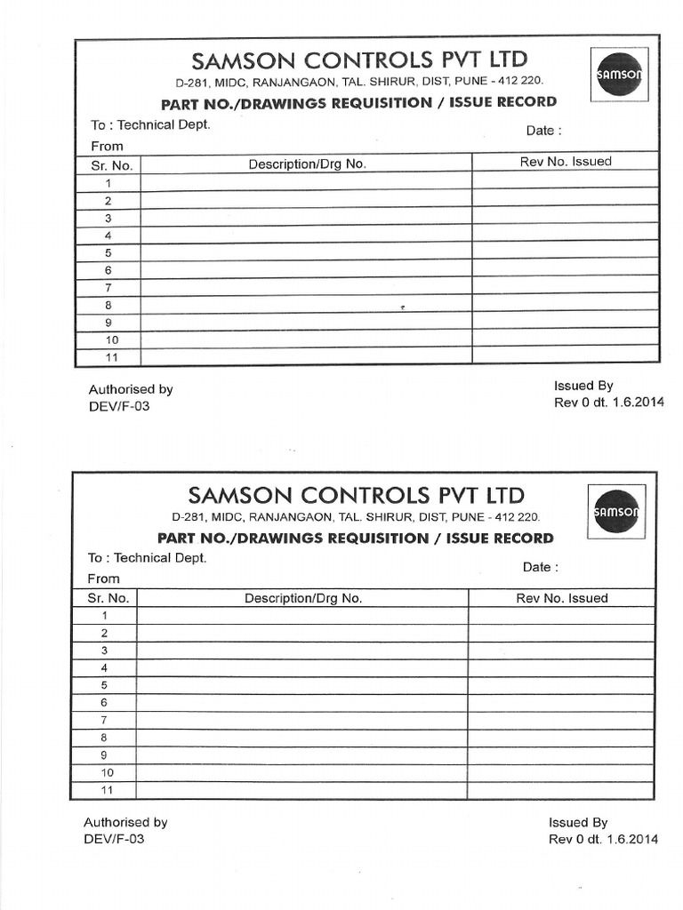 Drawing Request | PDF