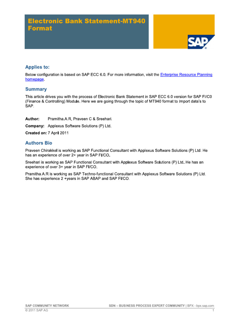 Ebs | PDF