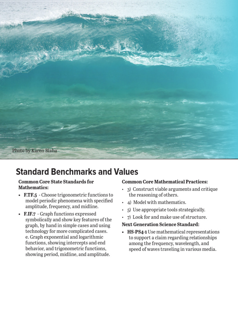 Exploring Ocean Waves With The Sine Curve | PDF | Wavelength | Waves