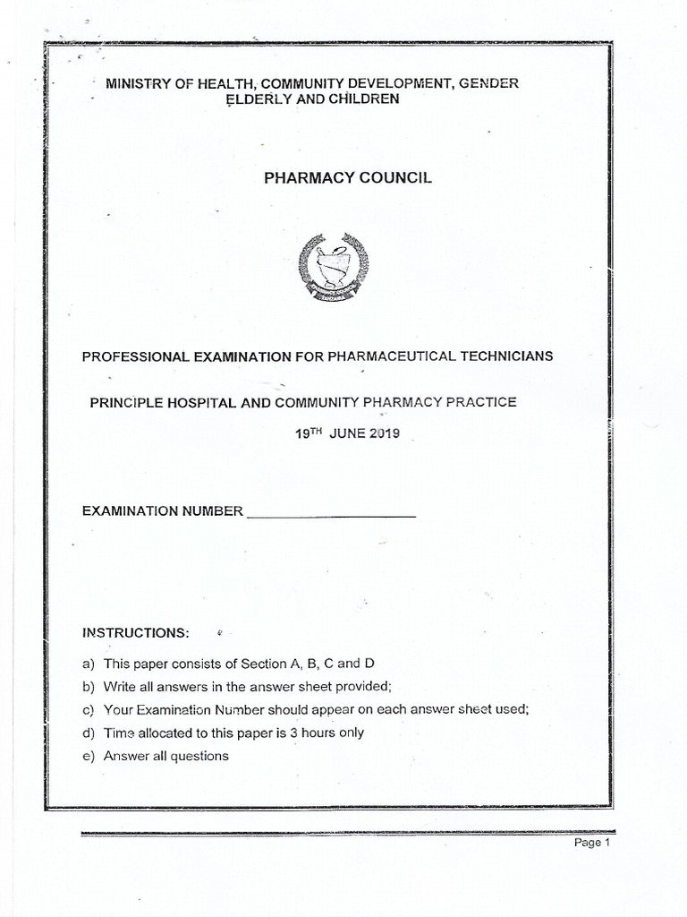 2019 Exam | PDF