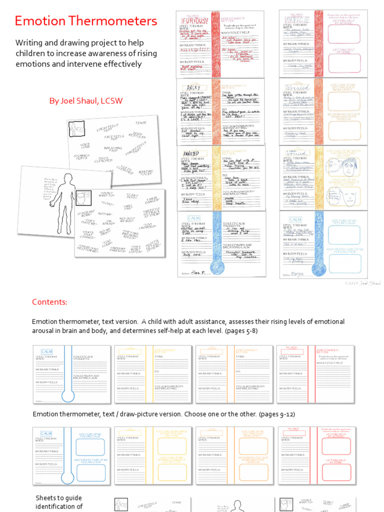 Emotion Thermometer Explanation Download | PDF | Emotions | Thermometer