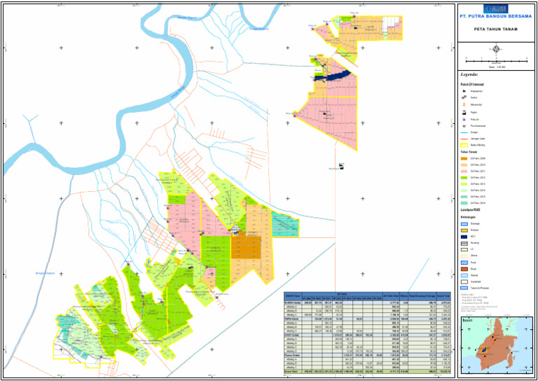 PBB OPS MAP A3 2017 Year Planting | PDF