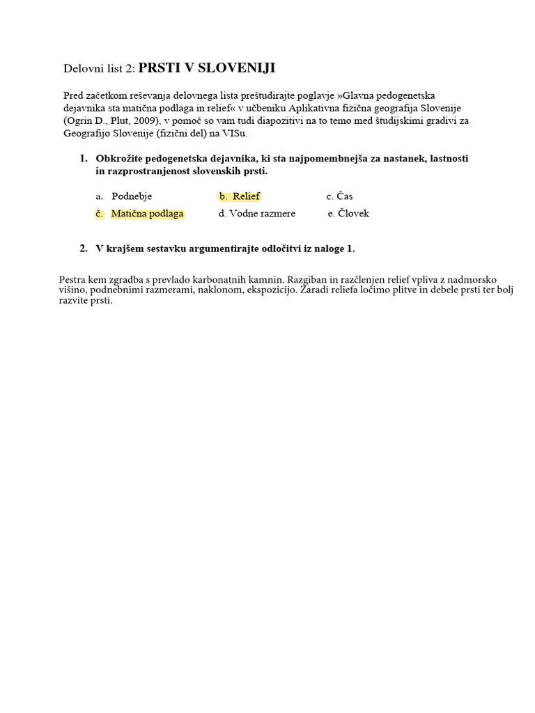 4 - Prsti | PDF