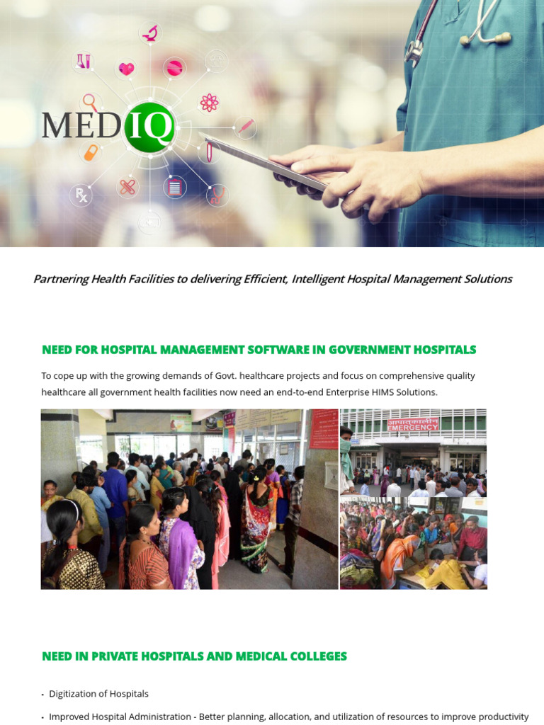 MED-IQ Presentation | PDF | Hospital | Cloud Computing
