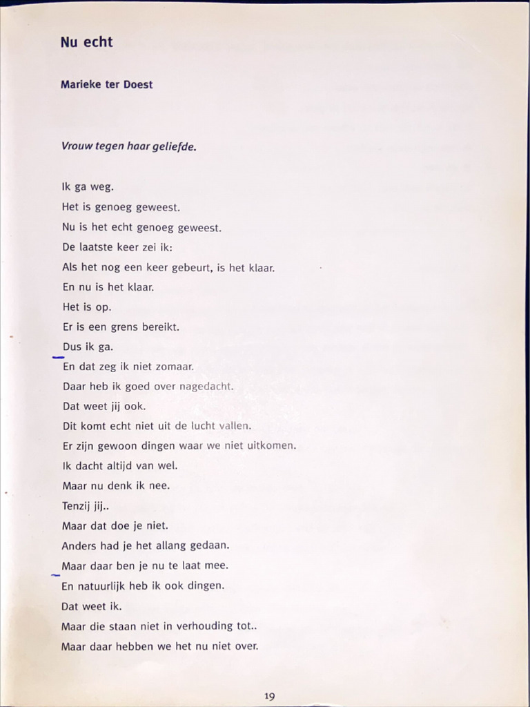 Nu Echt - Marieke Ter Doest | PDF