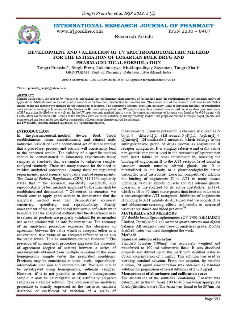 1129 PDF | PDF | Detection Limit | Accuracy And Precision