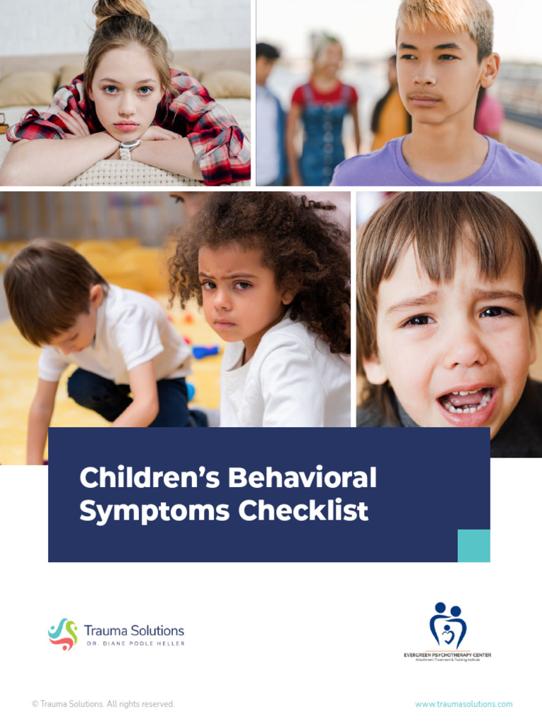 Children's Behavioral Symptoms Checklist | PDF | Psychological Trauma ...