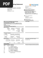 PNC Bank Statement | PDF | Banks | Overdraft