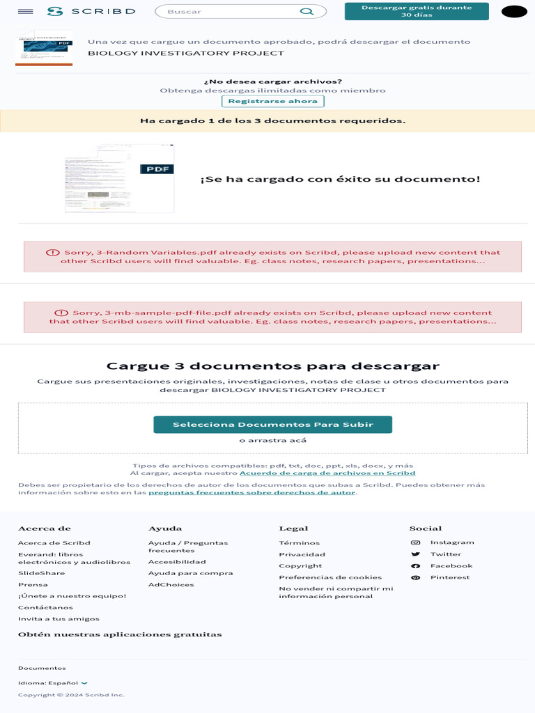 Suba Un Documento - Scribd | PDF | Scribd