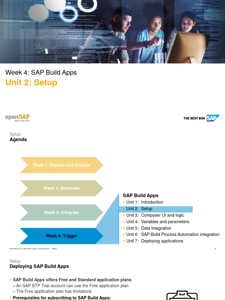 openSAP tbp1 Week 4 Unit 2 Setup Presentation | PDF | Computer Science | Information Technology ...