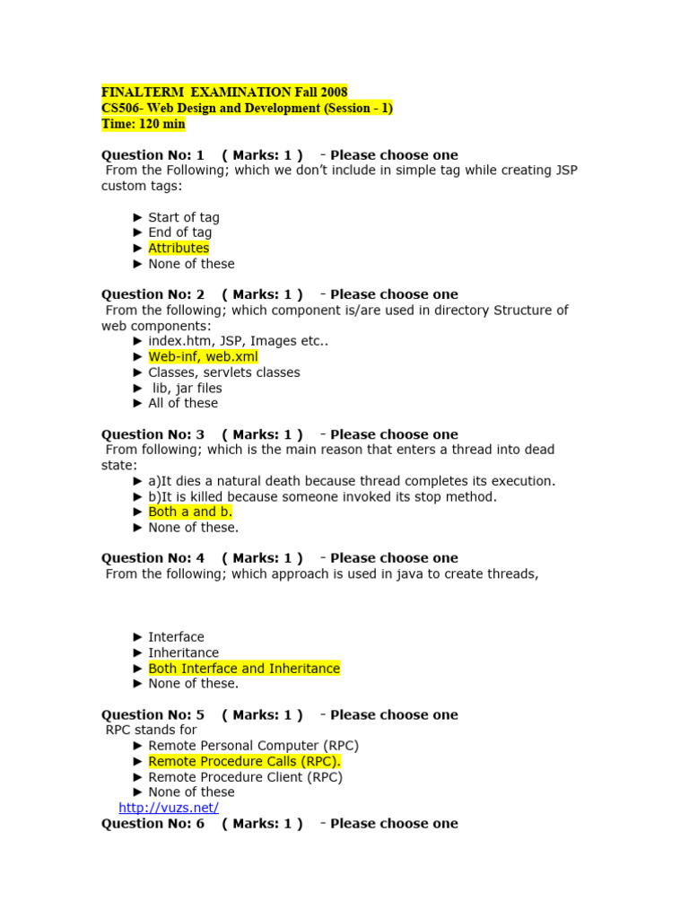 Cs 506 Final Term | PDF | Software Development | Computing