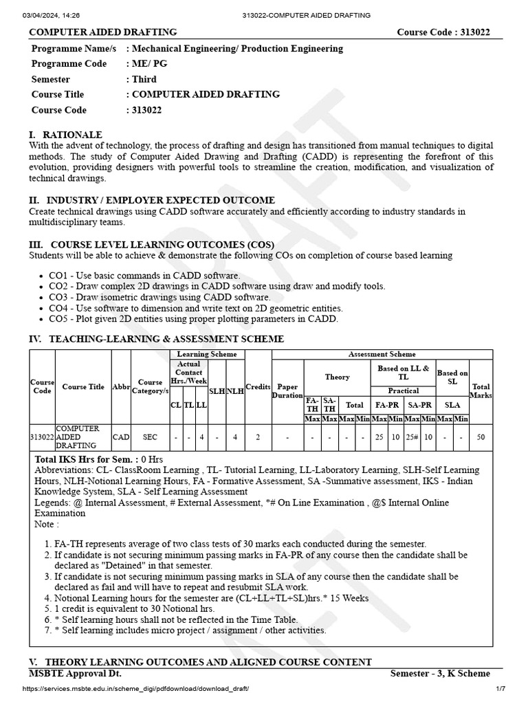 313022-Computer Aided Drafting | PDF | Computer Aided Design ...