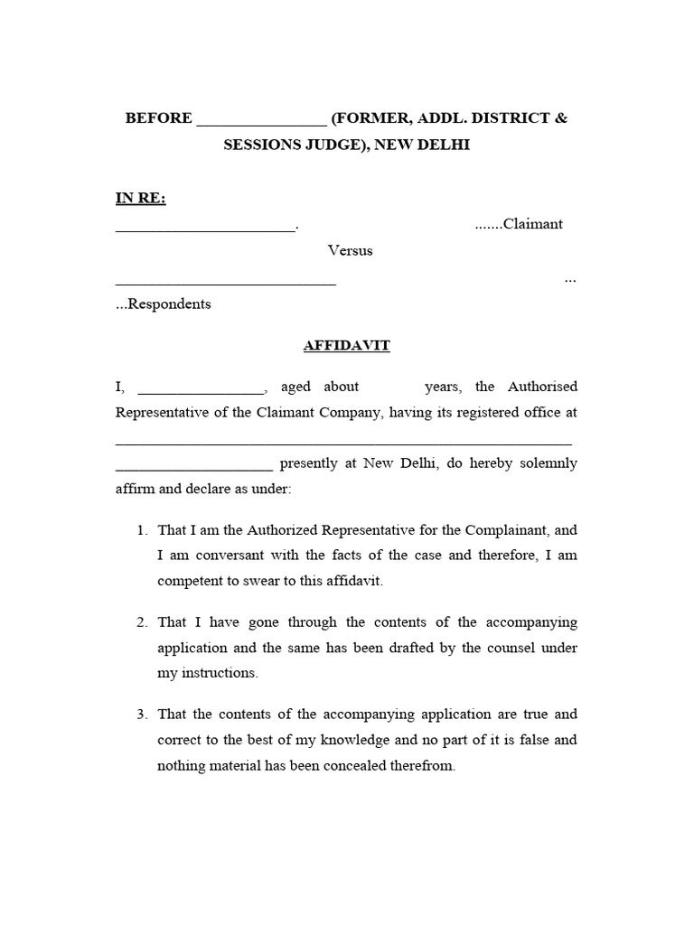AR Affidavit | PDF