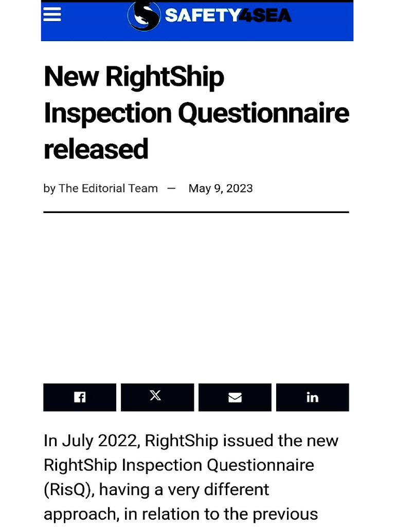 Orals RIGHTSHIP RISQ | PDF