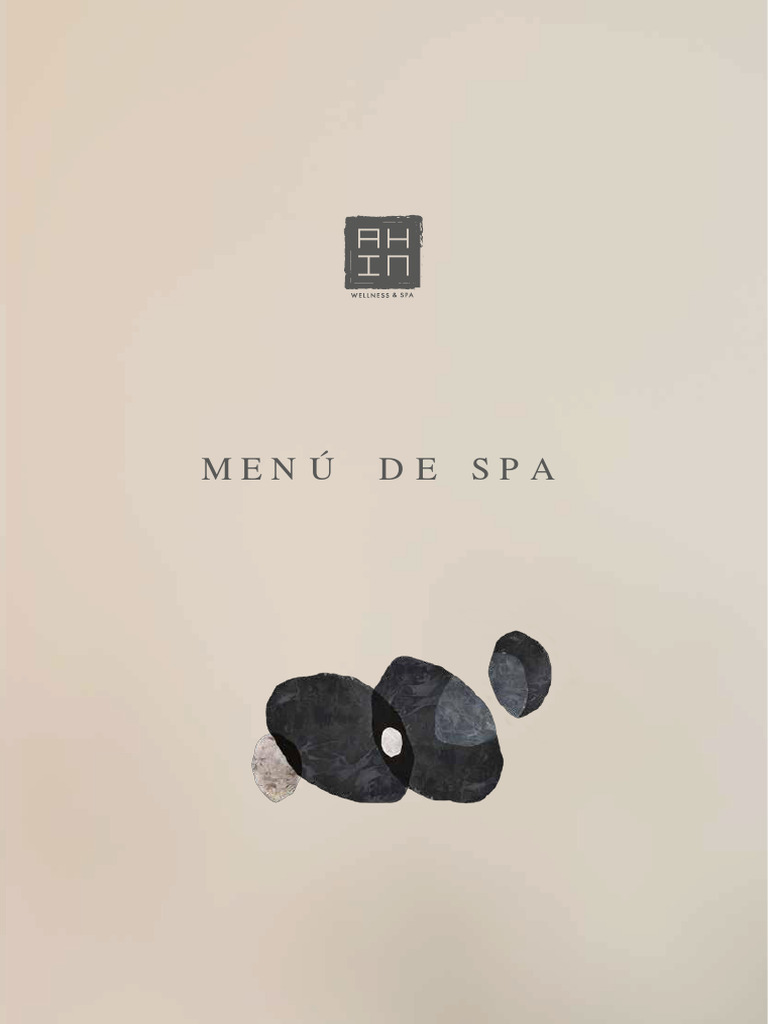 Ahín Wellness Spa Menú 2023 - ESP | PDF | Masaje