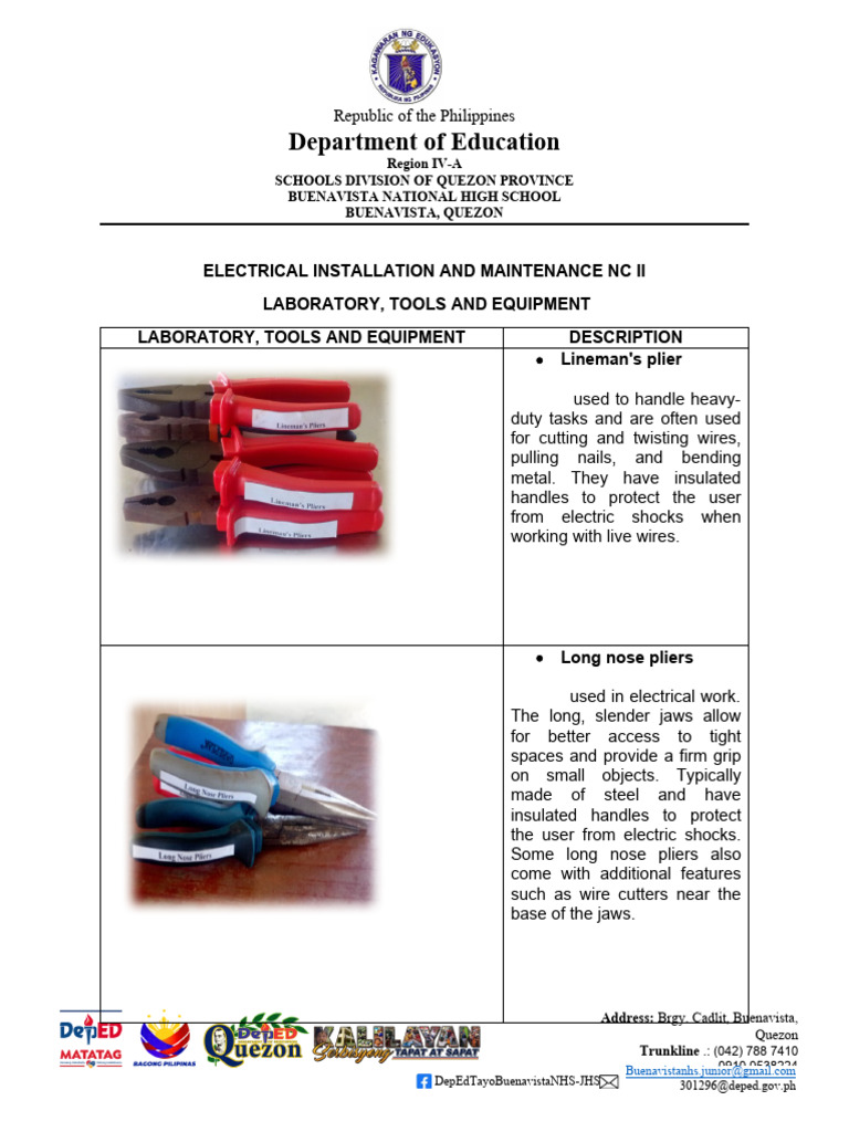 Eim Photo Inventory 2023-2024 | PDF | Pipe (Fluid Conveyance) | Knife