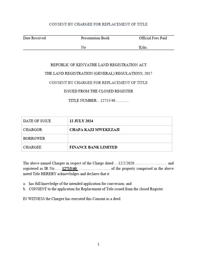 Consent and Partial Discharge of Charge | PDF | Signature | Common Law